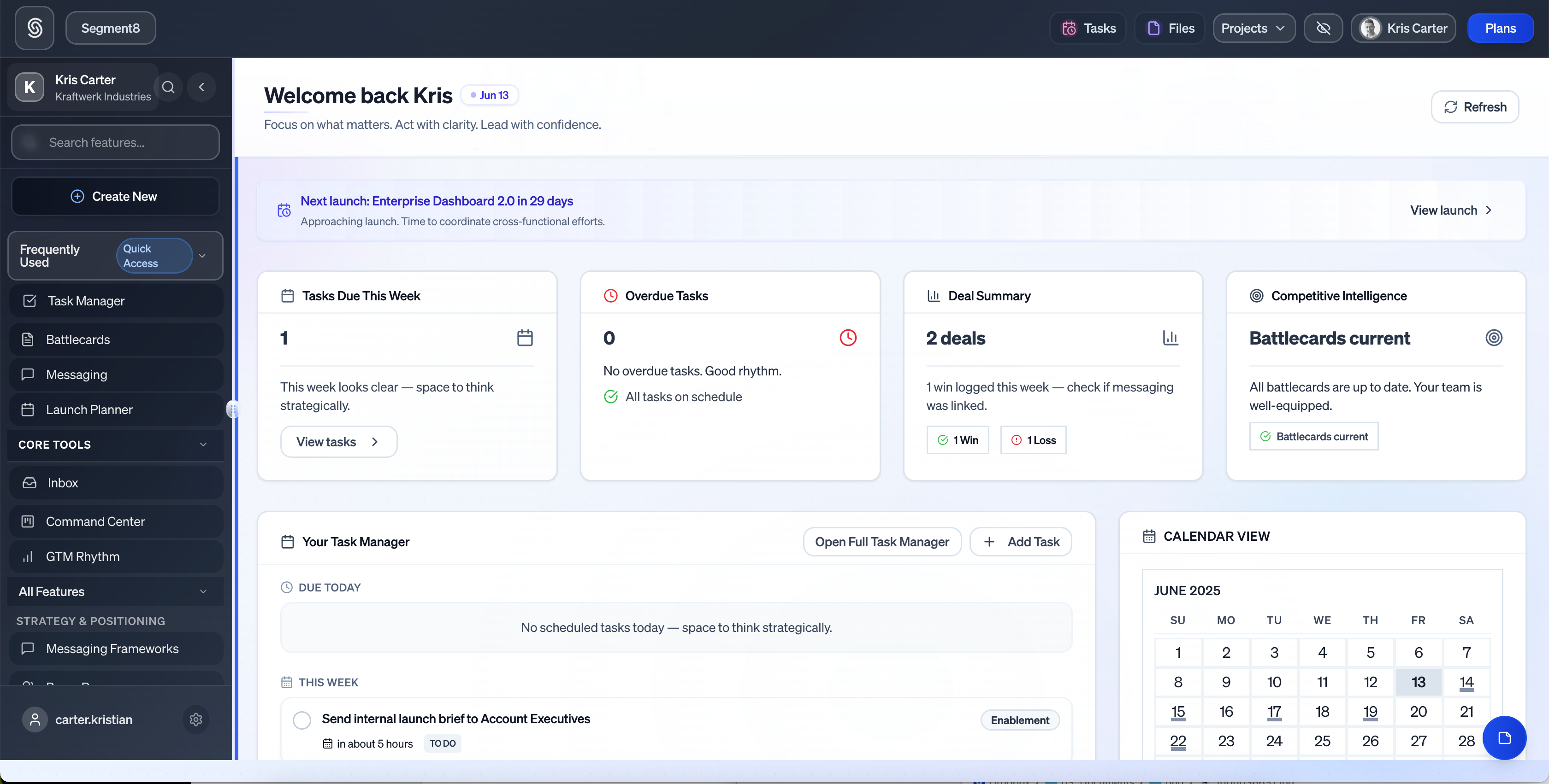 Segment8 | GTM Planning and Execution, Unified
